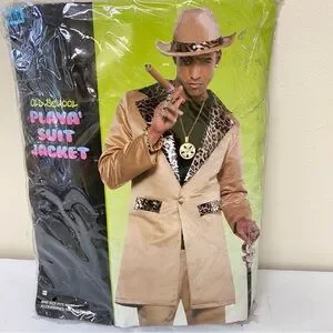 Jackets & Coats | Old School Playa Suit Jacket Costume Pimp Gangsta ...